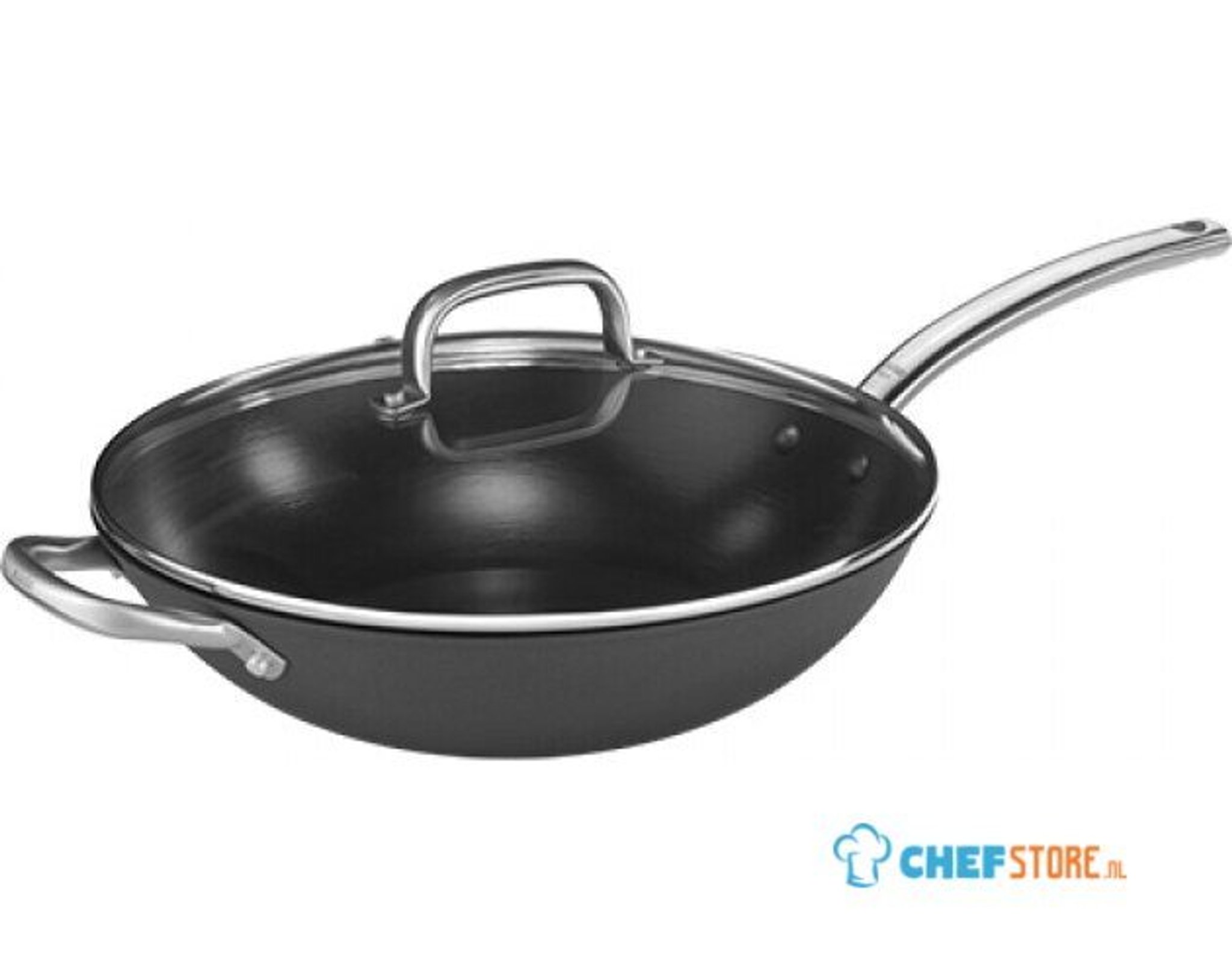 Wok Ø32cm, Pujadas, 4,4 liter, Staal, 720912 > Chefstore.nl Horeca